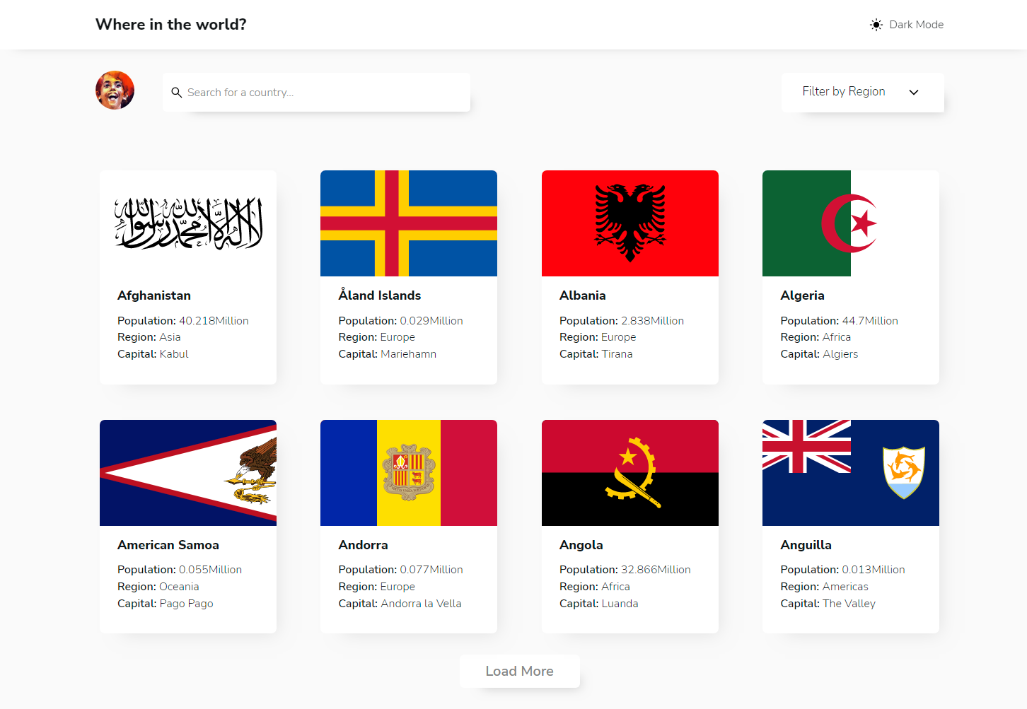 GitHub - Kamasah-Dickson/Rest-Country-API: Rest-country is a web ...