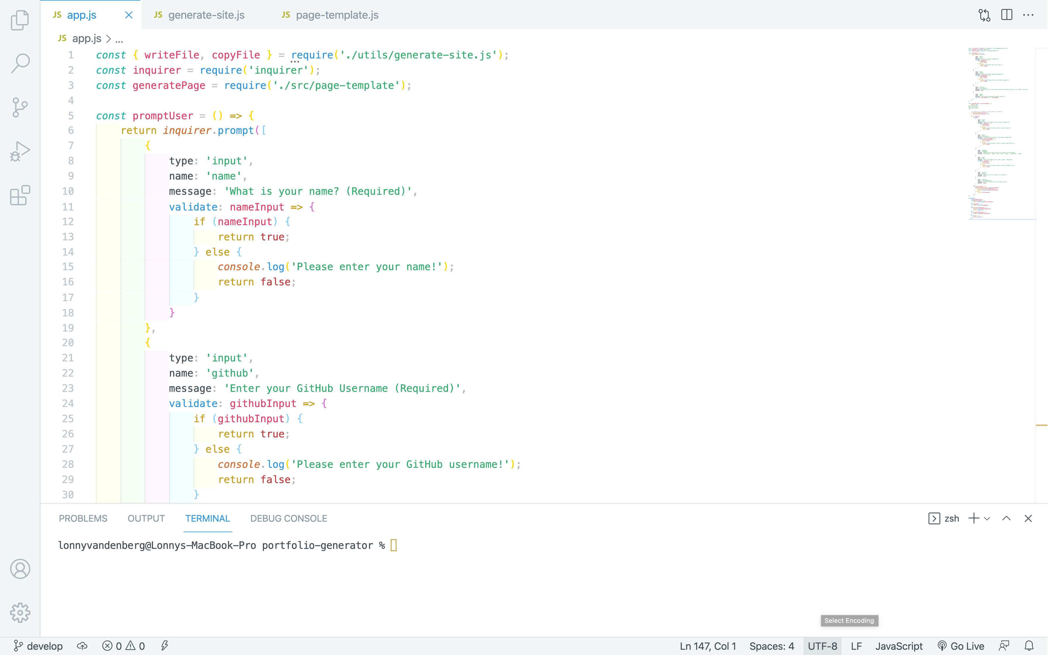 GitHub - lonny-v/portfolio-generator
