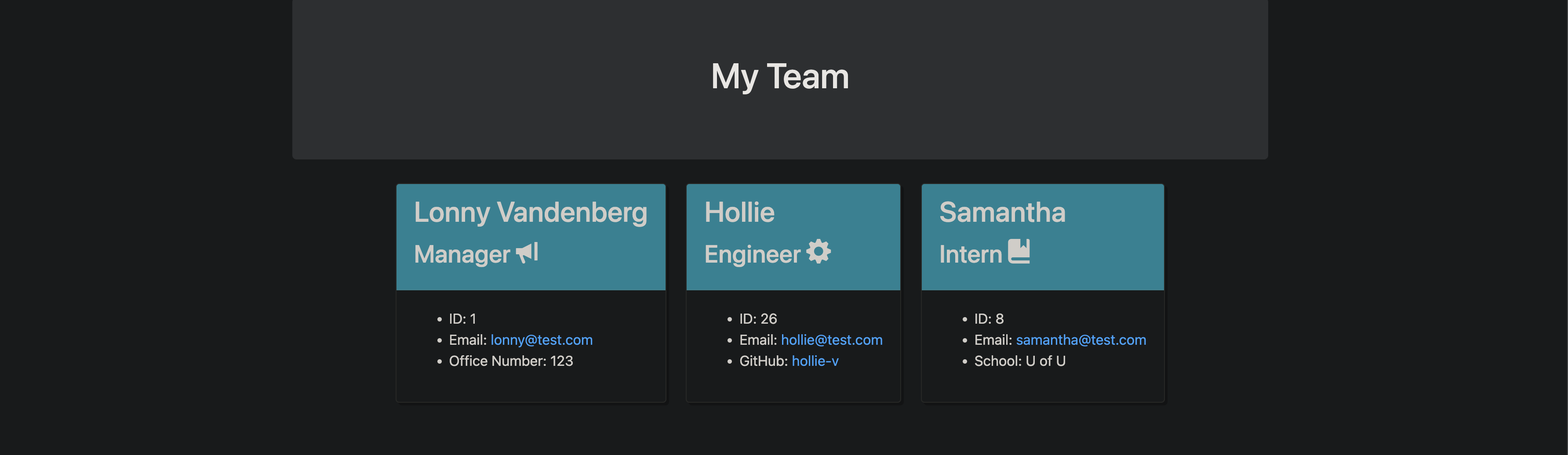 GitHub - lonny-v/team-profile-generator
