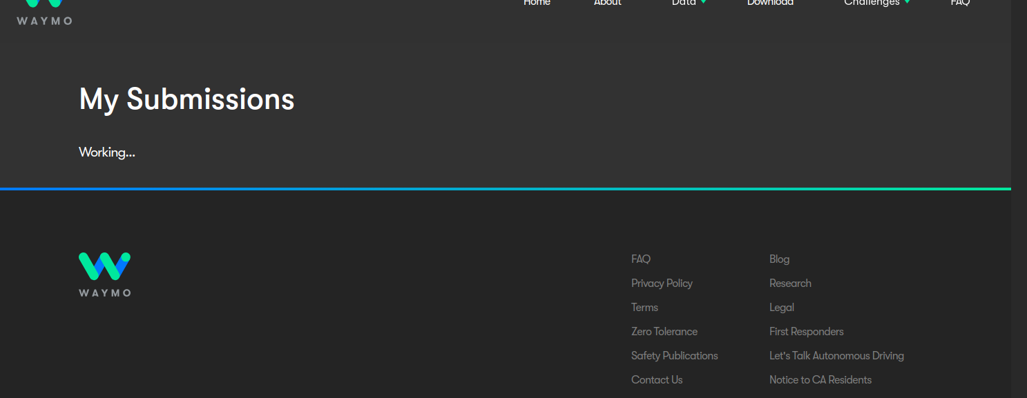 Can Not Load My Submission Page · Issue 717 · Waymo Researchwaymo 