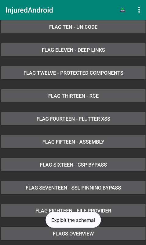 InjuredAndroidWriteups/Flag 12 | Protected Components.md at main · cd80-ctf ...