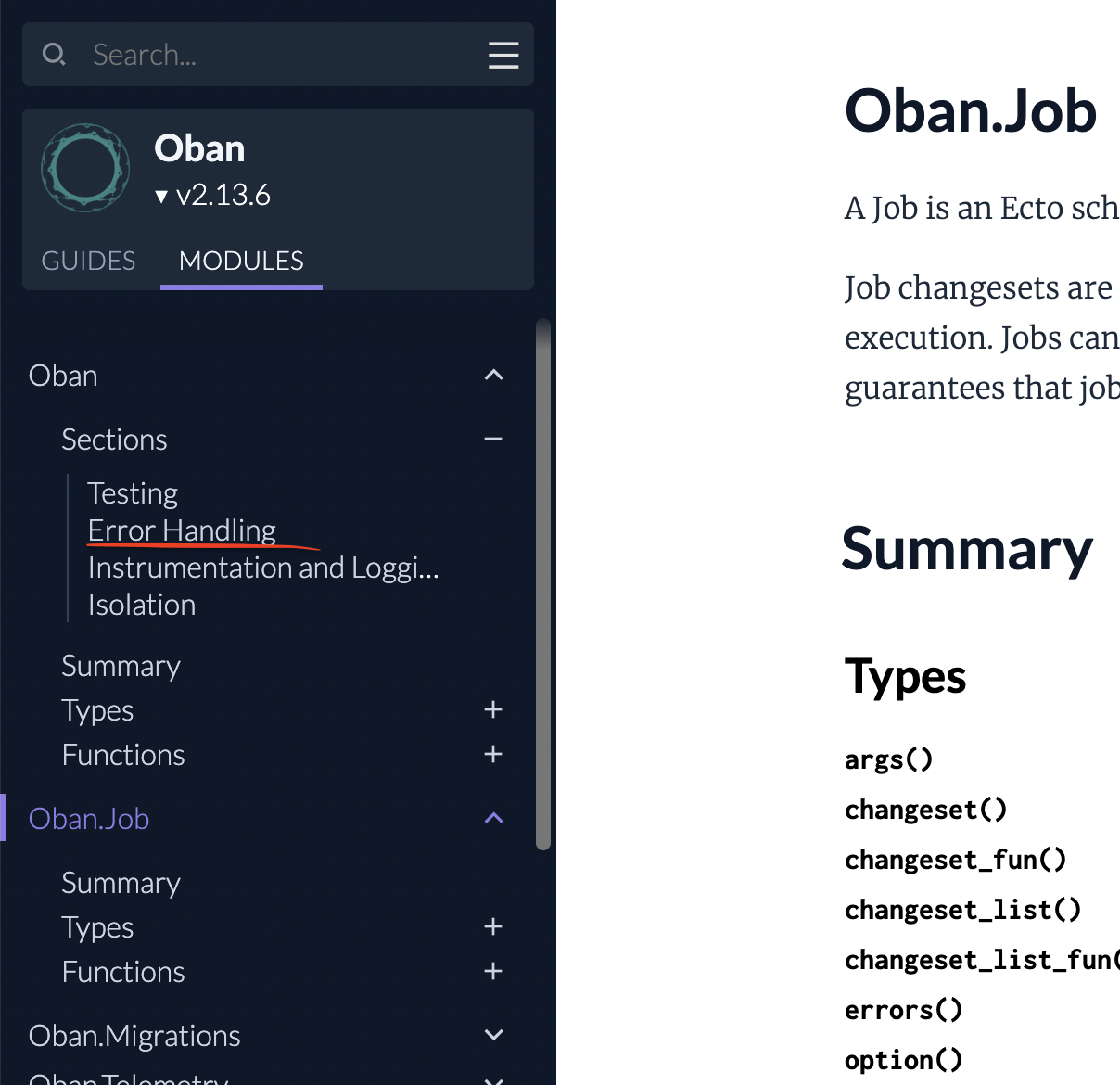 Suggestions For Ux Improvements · Issue 1636 · Elixir Lang Ex Doc · Github