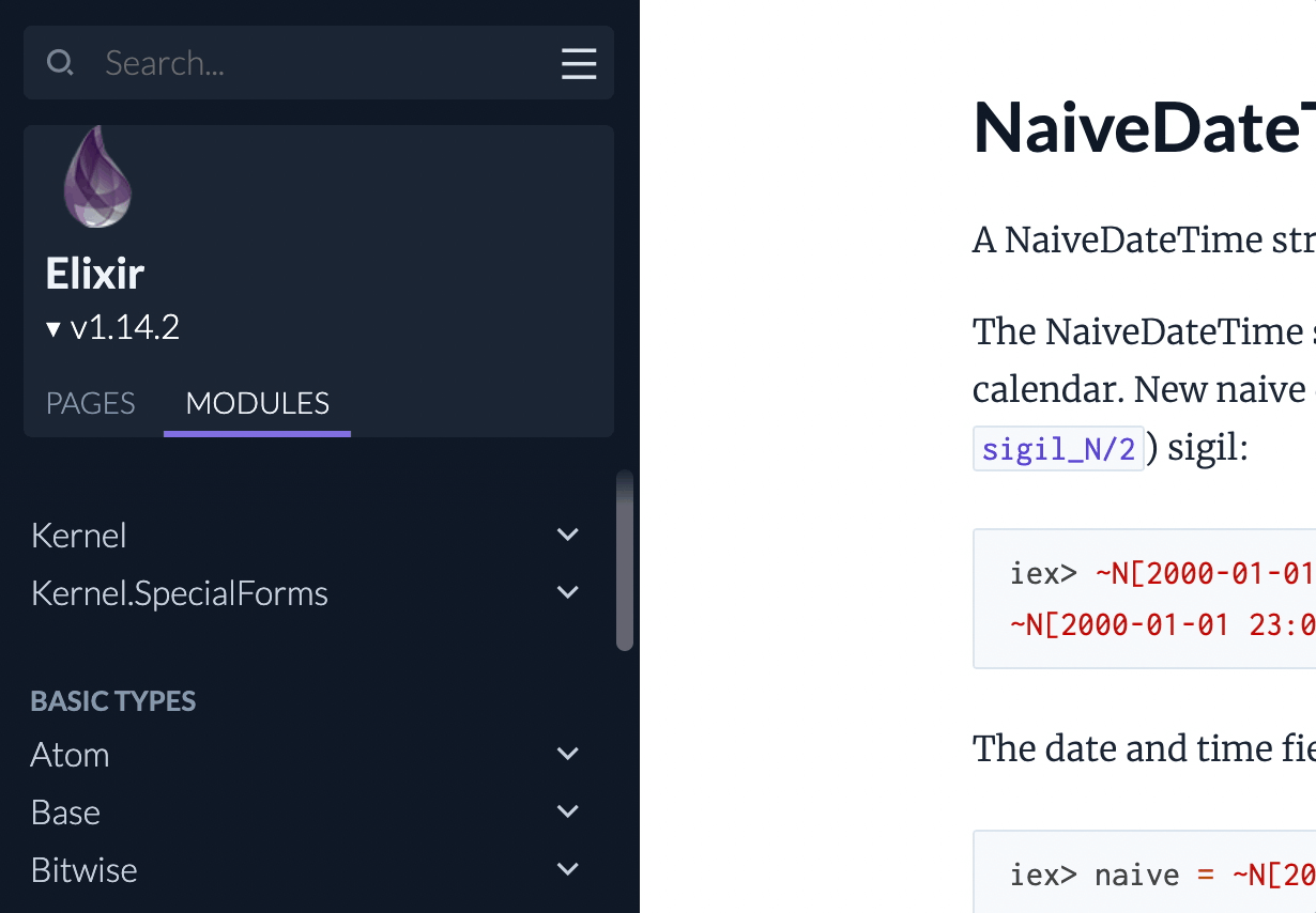 Suggestions For Ux Improvements · Issue 1636 · Elixir Lang Ex Doc · Github