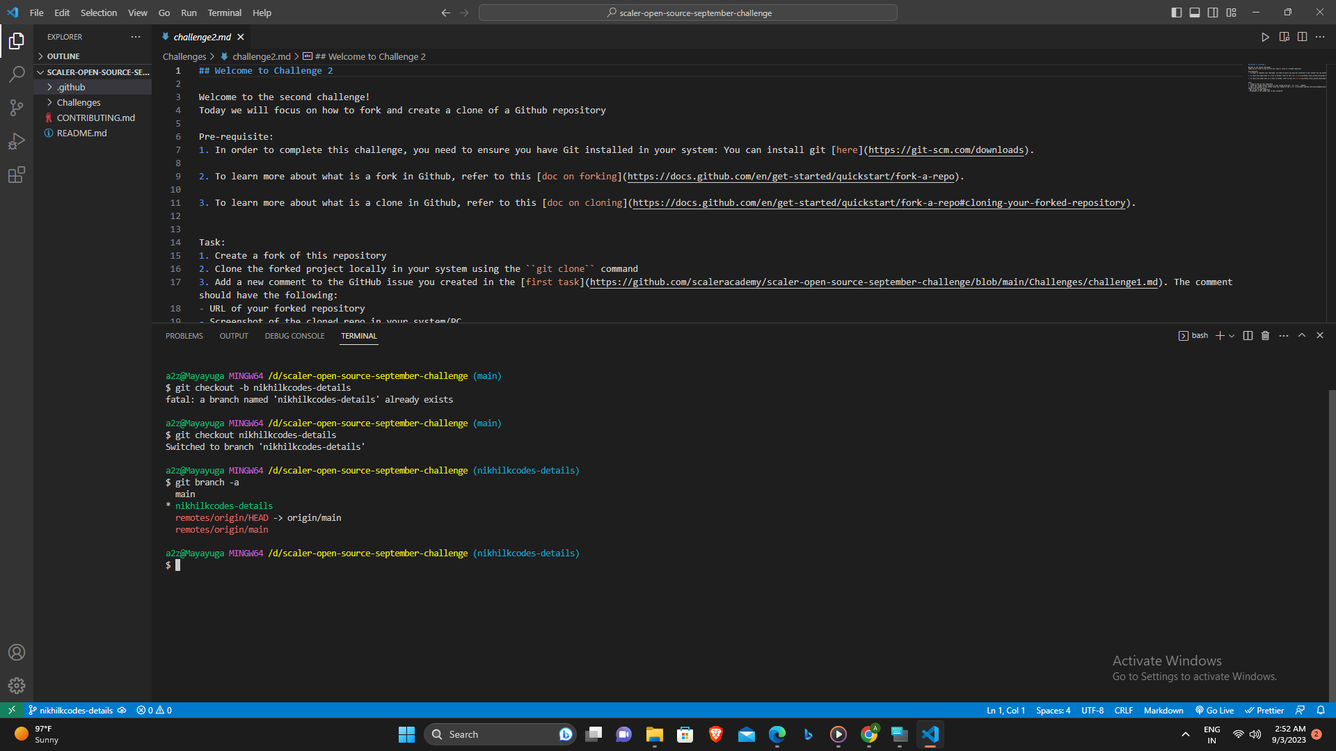 Challenge #1 · Issue #118 · scaleracademy/scaler-open-source-september-challenge · GitHub