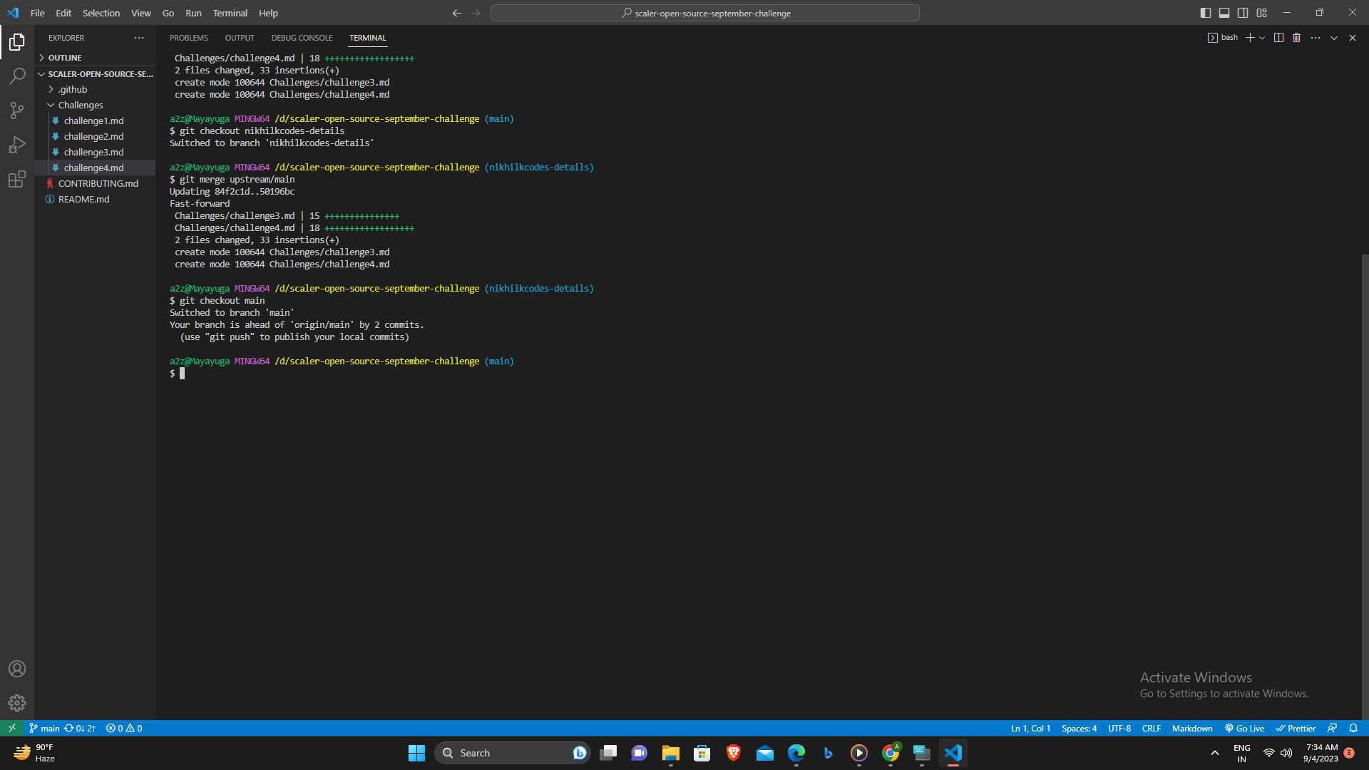 Challenge #1 · Issue #118 · scaleracademy/scaler-open-source-september-challenge · GitHub