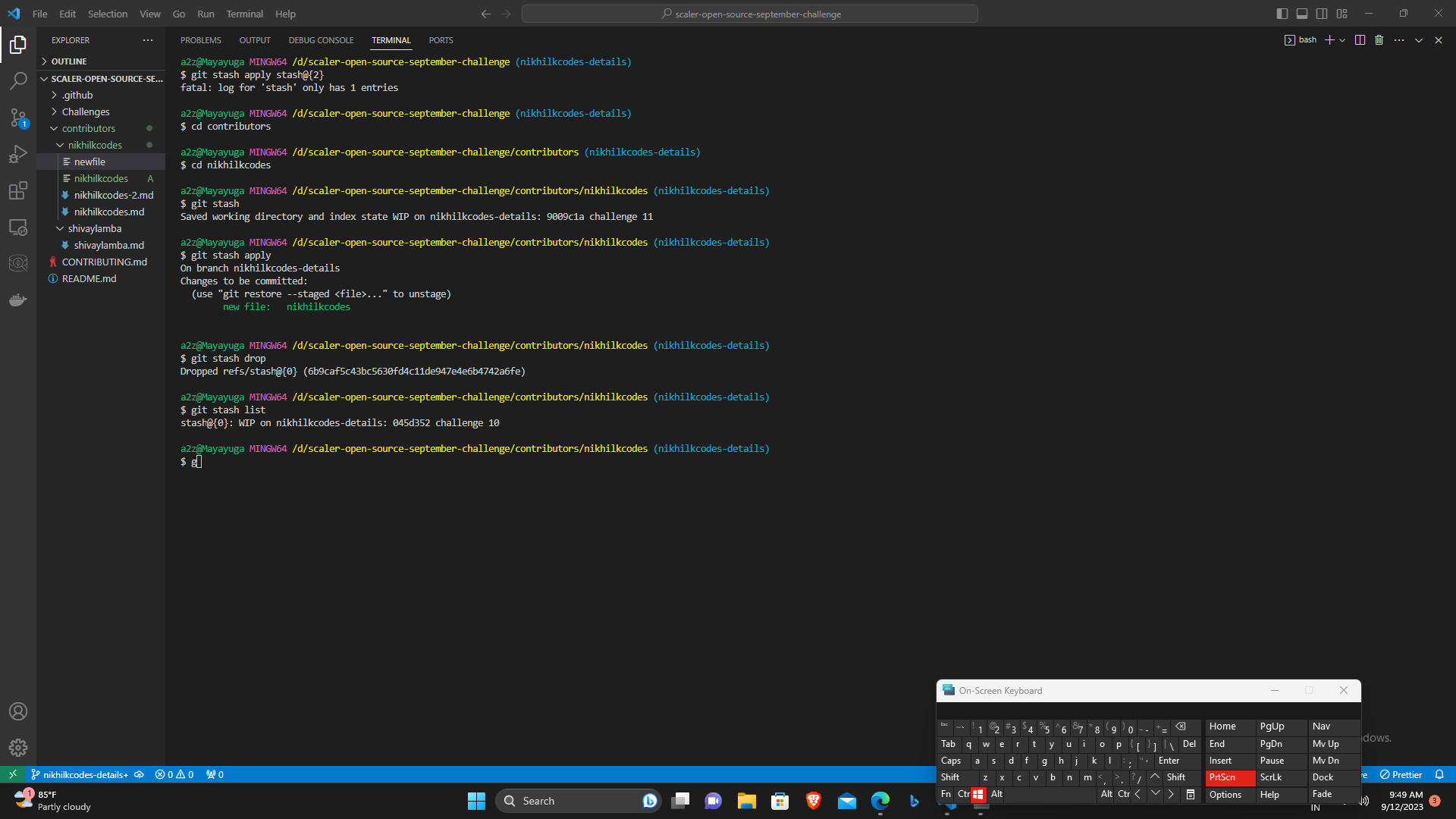 Challenge #1 · Issue #118 · scaleracademy/scaler-open-source-september-challenge · GitHub