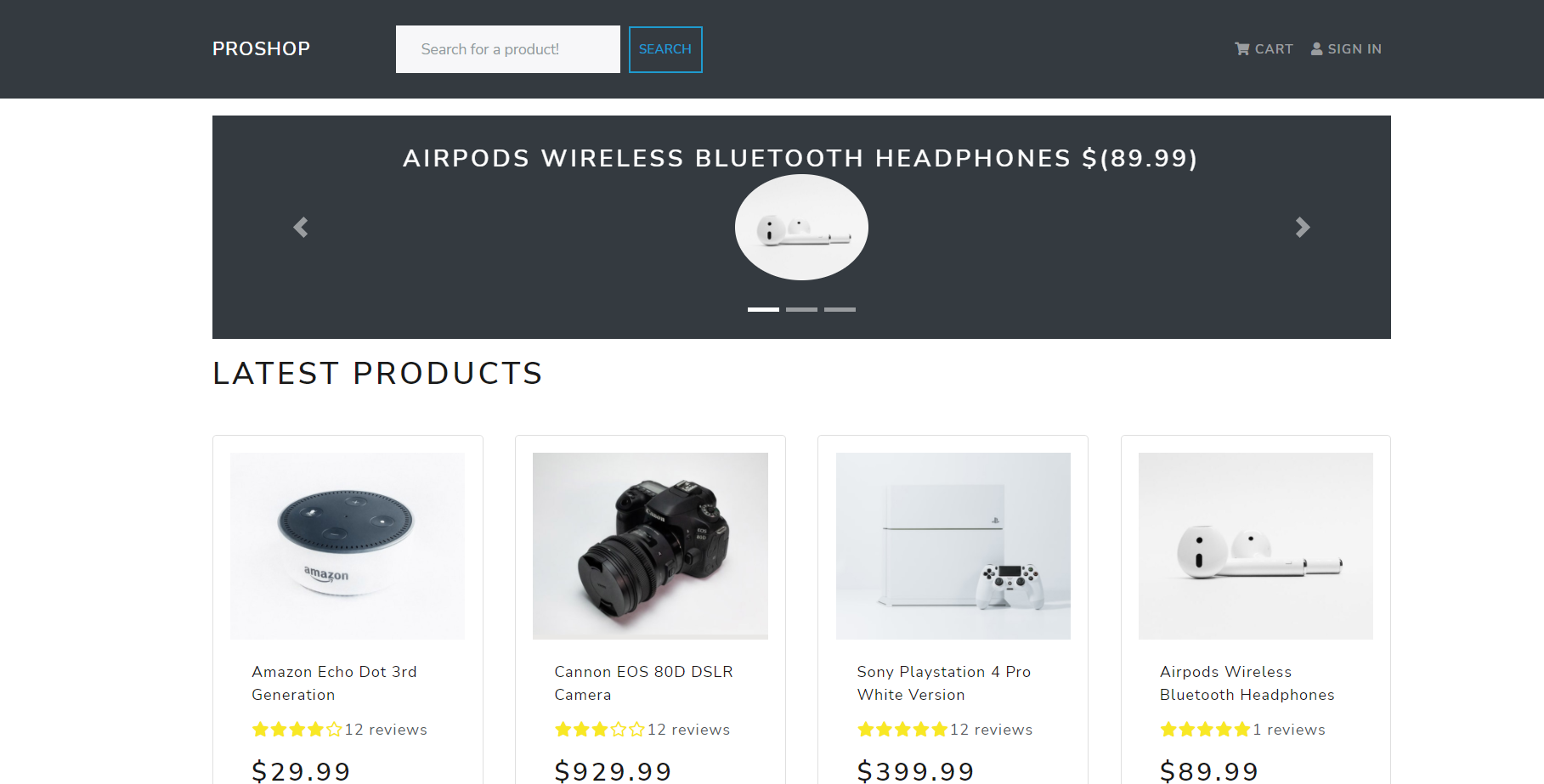 GitHub - areebarukhsar/e-commerce: Built with MERN stack and Redux