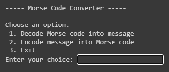 GitHub - owley84/Simple-Morse-Code: Simple Morse Code (Encode and Decode)