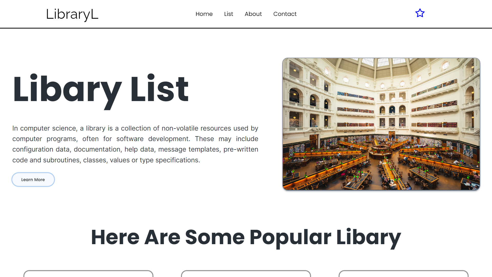GitHub - maligaurav947/library-list-react: Library List