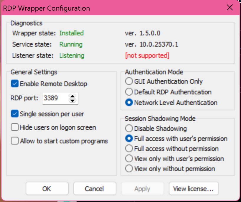 Windows 11 10.0.25370.1 not supported · Issue #2212 · stascorp/rdpwrap · GitHub
