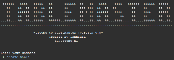 GitHub - TannYuld/tableMaster