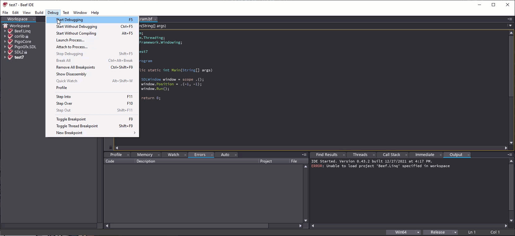 Incorrect captured value in lambda · Issue #1311 · beefytech/Beef · GitHub