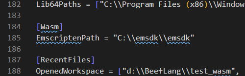 [Enhancement] WASM support. · Issue #1406 · beefytech/Beef · GitHub
