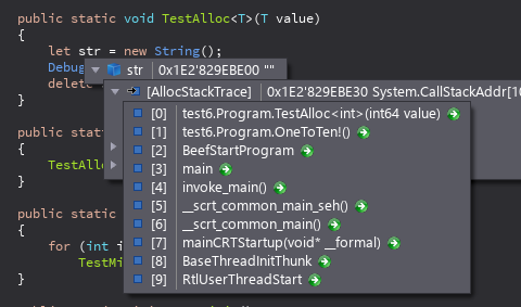 Mixins break AllocStackTrace · Issue #1580 · beefytech/Beef · GitHub