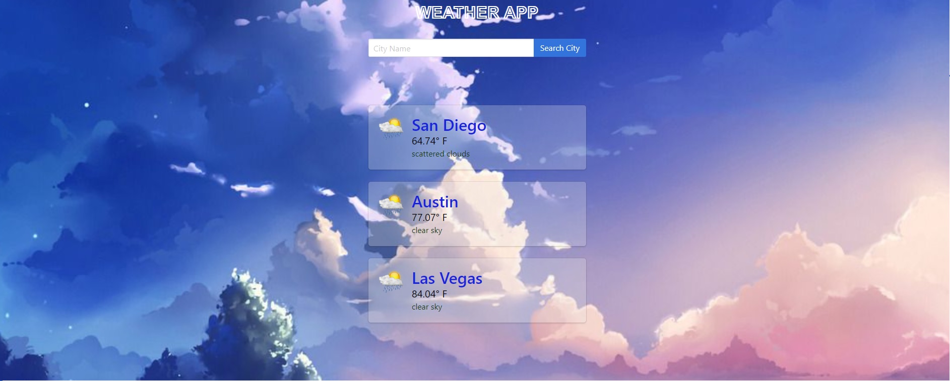 GitHub - VincentMagat/Weather-APP: Weather app using Django framework