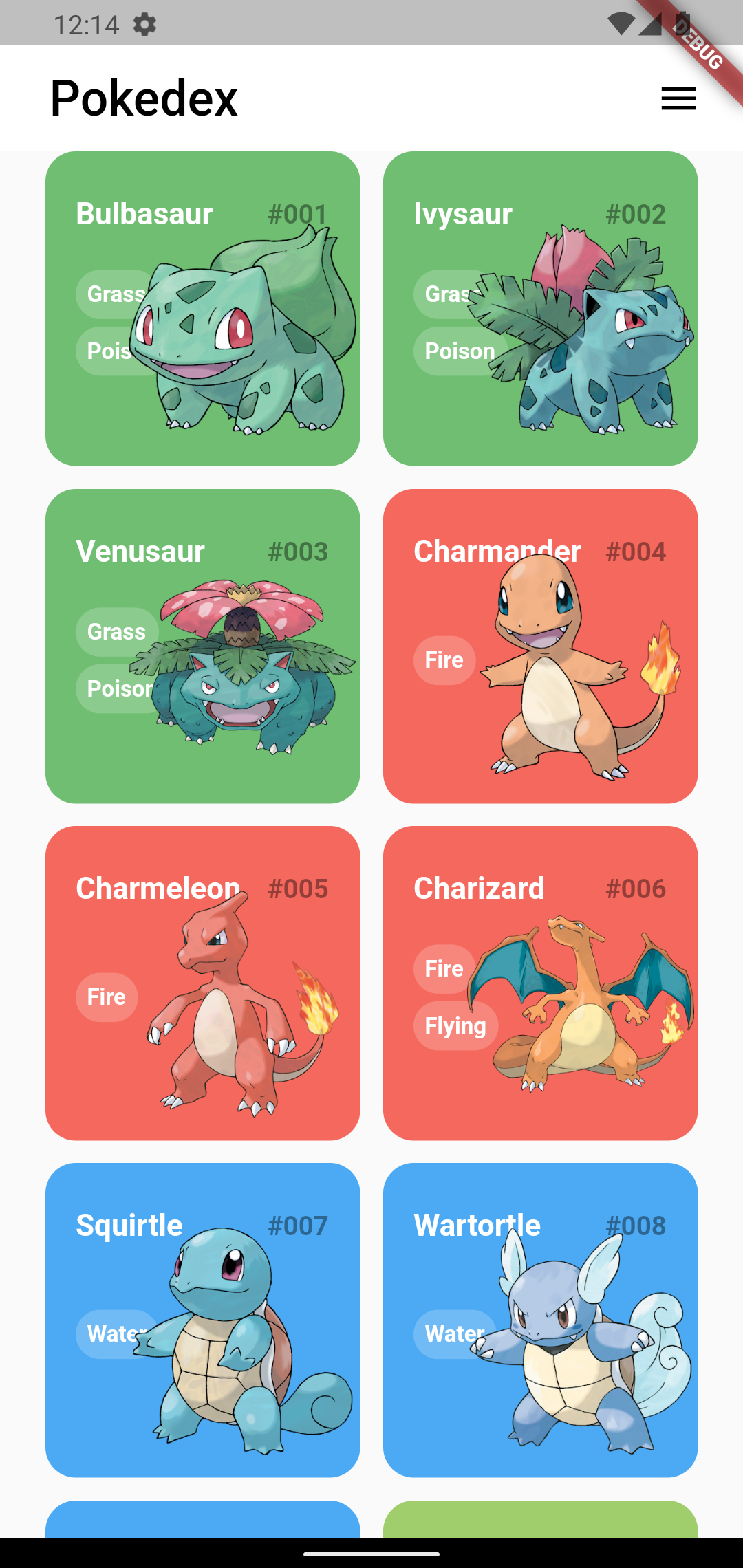 GitHub - lucianamcedro/pokedex-flutter: App em Flutter com listagem de Pokemons da API.