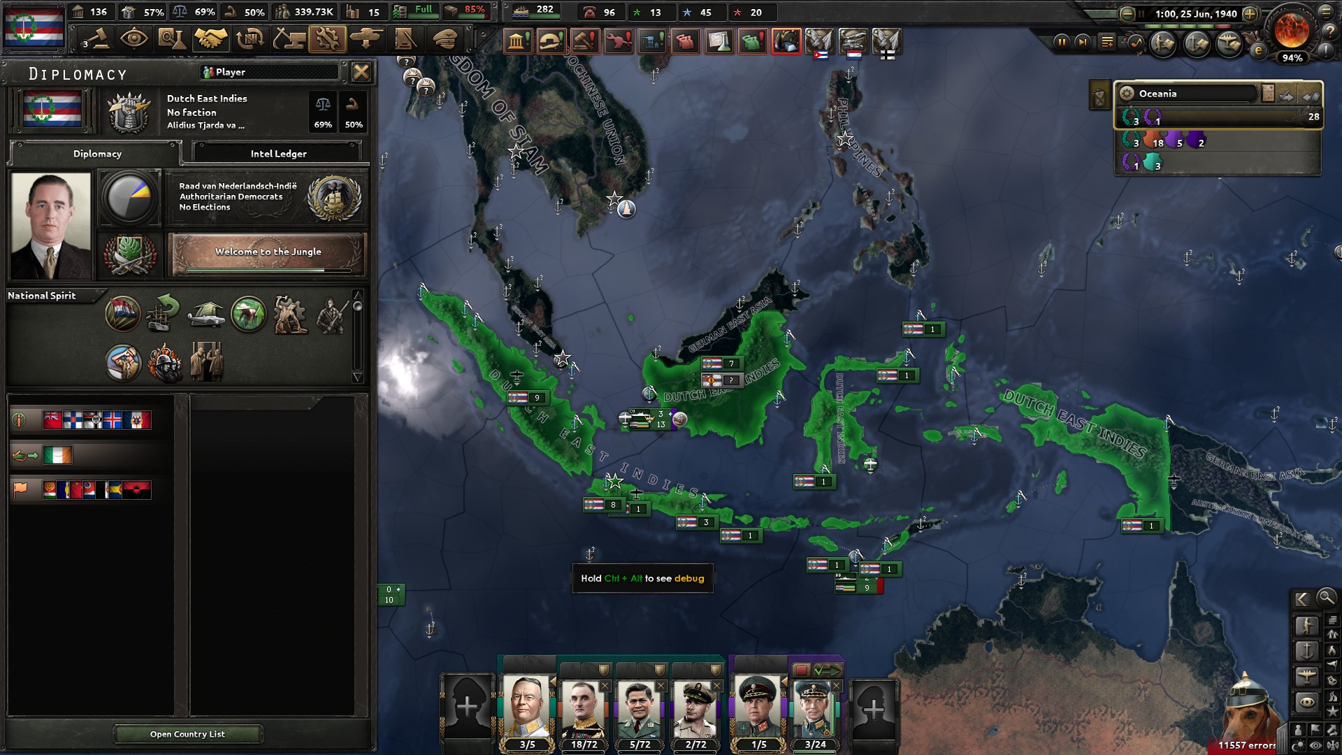 Hol Dei Factionless Netherlands Capitulates Leads To Independent Dutch East Indies · Issue 