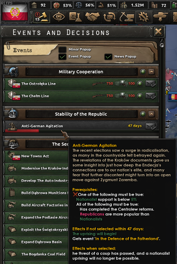 POL - Puppet Radsoc POL breaks away and has nationalist revolution post-WW2 · Issue #22183 ...