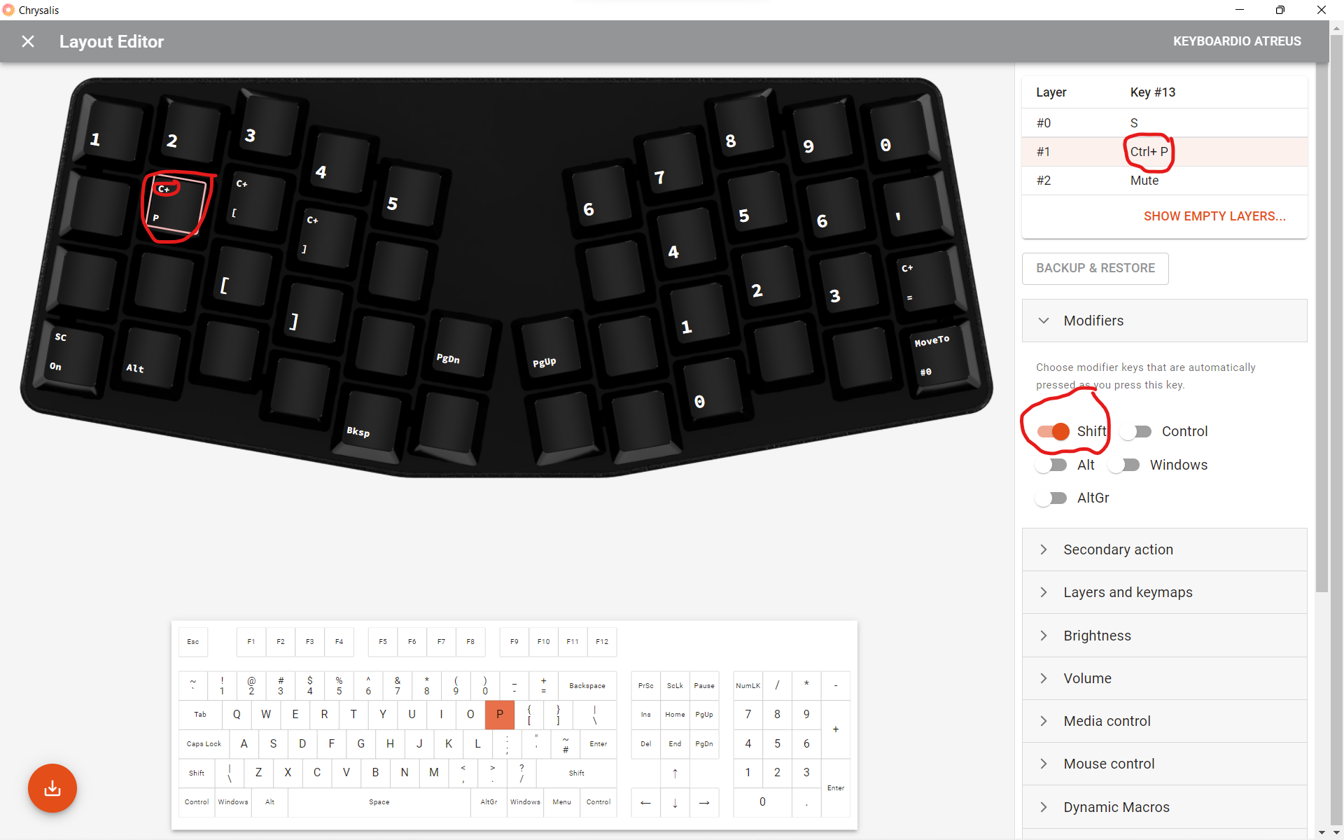 Shift Modifier Reports As Control · Issue 1037 · Keyboardiochrysalis 