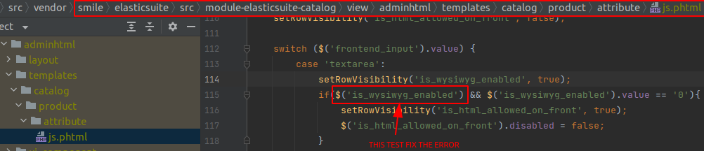 Product Attribute Edition Generate A Js Error · Issue 2296 · Smile Saelasticsuite · Github