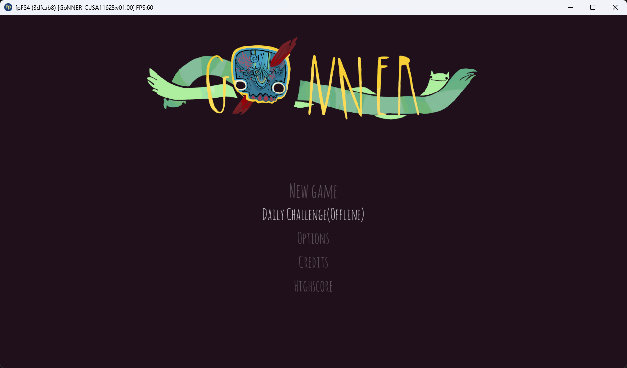 GoNNER - CUSA11628 · Issue #1488 · red-prig/fpps4-game-compatibility · GitHub