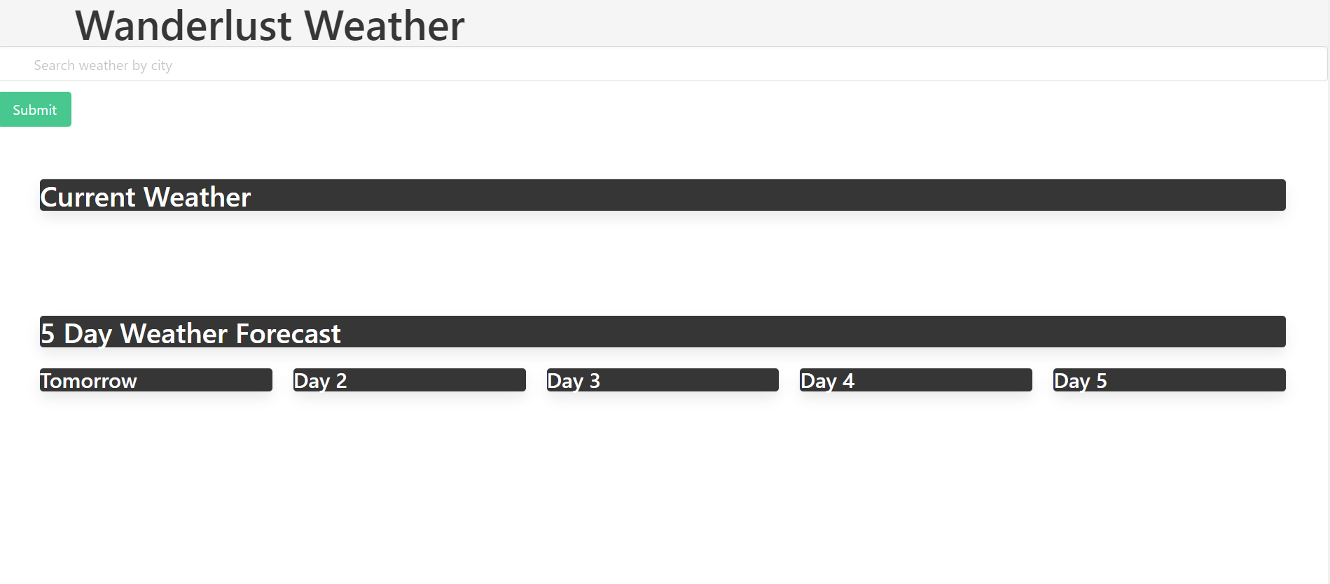 GitHub - izztnkr/Wanderlust-Weather