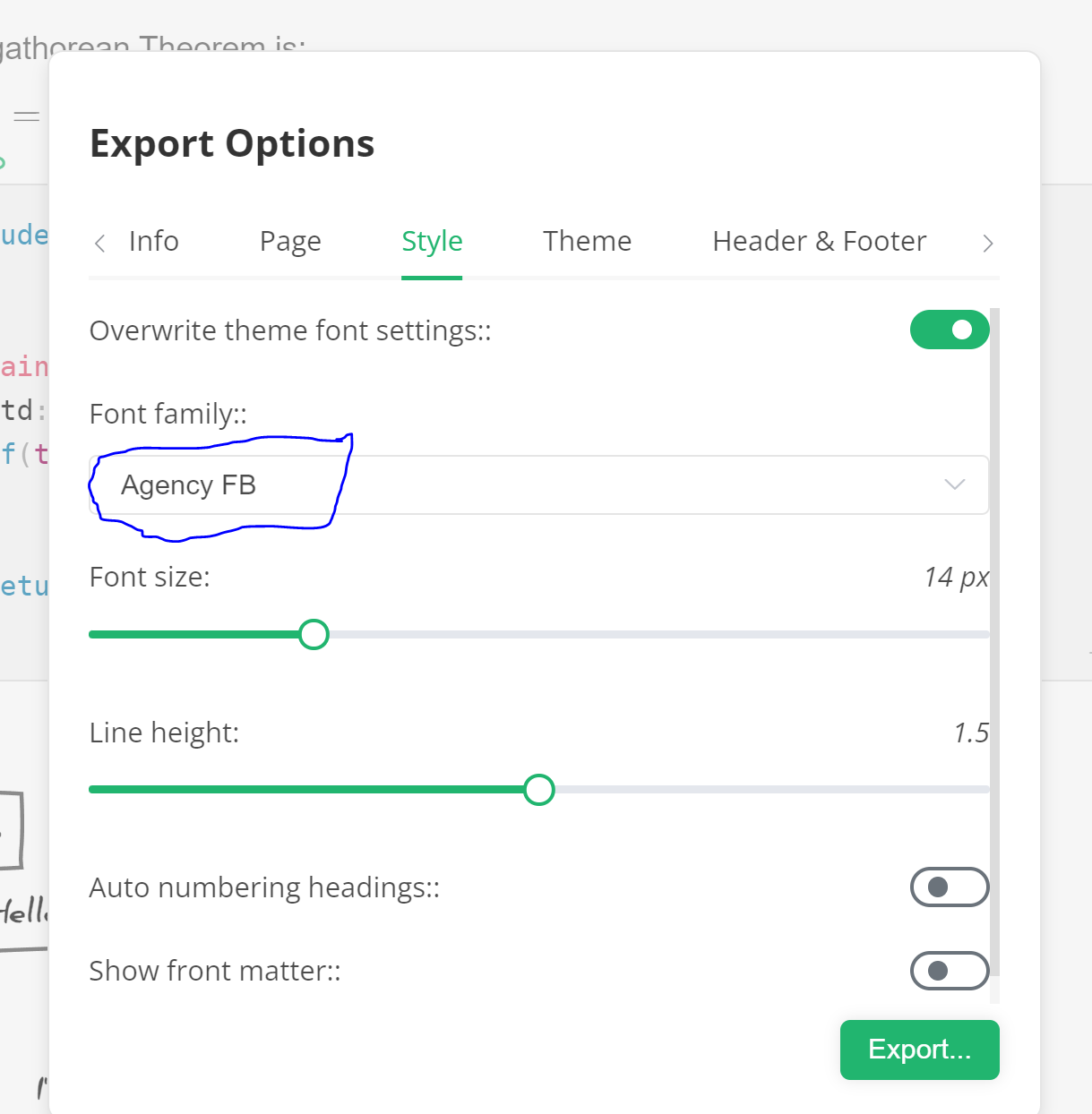 Exporting with different font doesn't work · Issue #3190 · marktext/marktext · GitHub