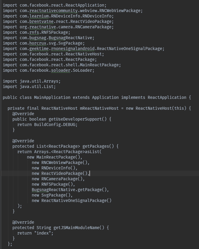 Invariant Violation: requireNativeComponent: "RNCWebView" was not found ...