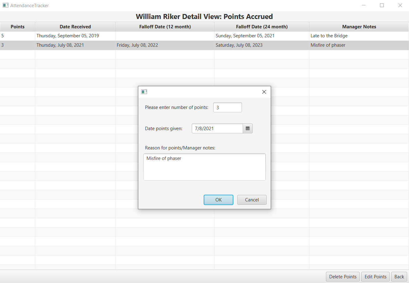 GitHub - davealam/AttendanceTracker