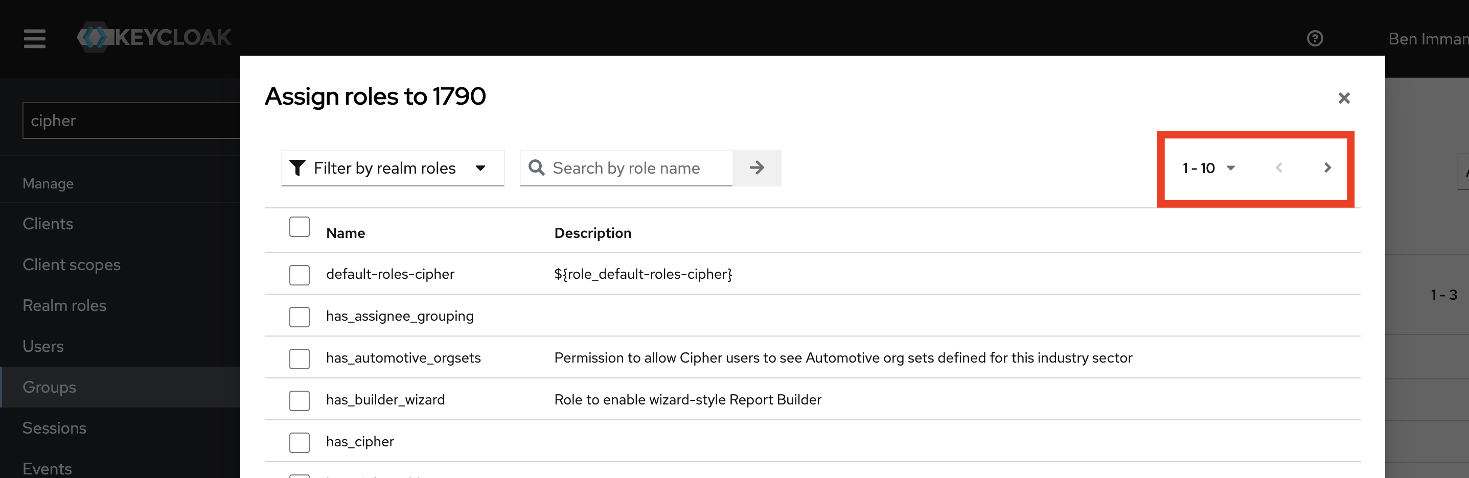 Assign Roles To Group Paging Doesnt Work Regression · Issue 20356 · Keycloakkeycloak