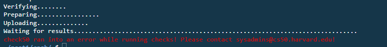 Check50 Is Not Working · Issue 264 · Cs50 Check50 · Github