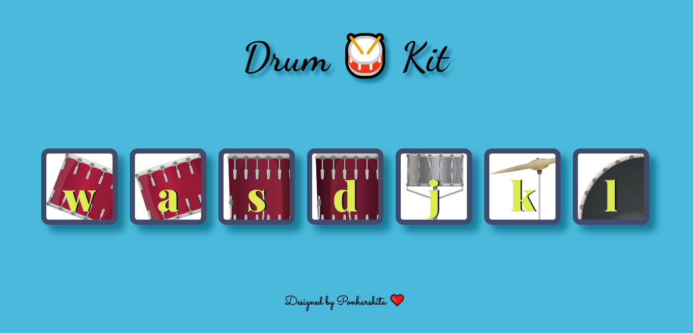 GitHub - Ponharshita-P/Drum-Kit