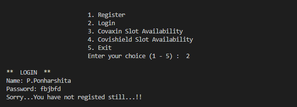 GitHub - Ponharshita-P/Covid-Registration: A simple vaccine reservation program created with the ...