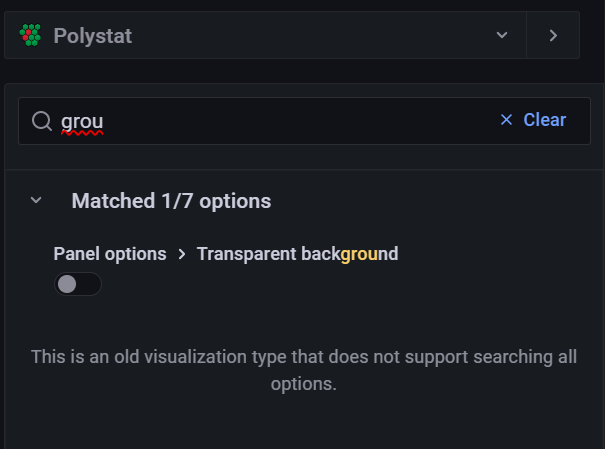 [enhancement] Support `Search Options` feature of Grafana 8+ · Issue #232 · grafana/grafana ...