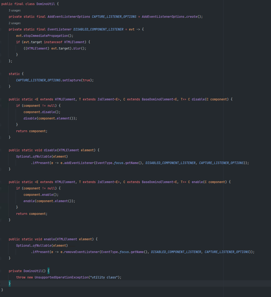 Disabled SearchBox is still interactive · Issue #742 · DominoKit/domino-ui · GitHub