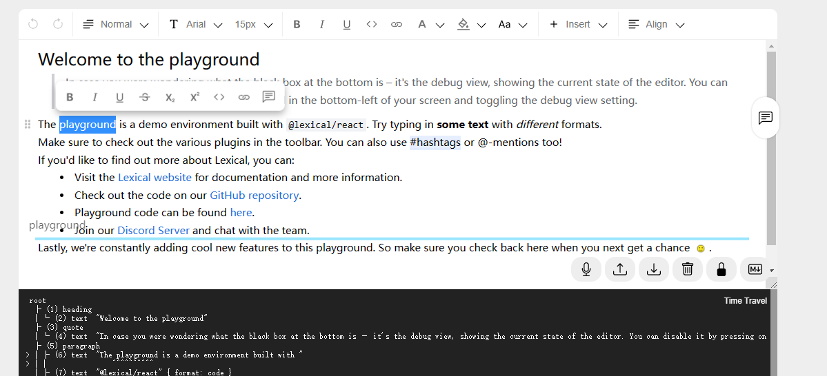 Bug: The drag bar will always exist after the selected text is dragged and inserted in the ...