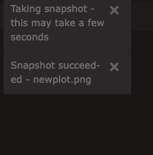 Plot snapshot succeeded toast splits message text · Issue #1009 · deephaven/web-client-ui · GitHub