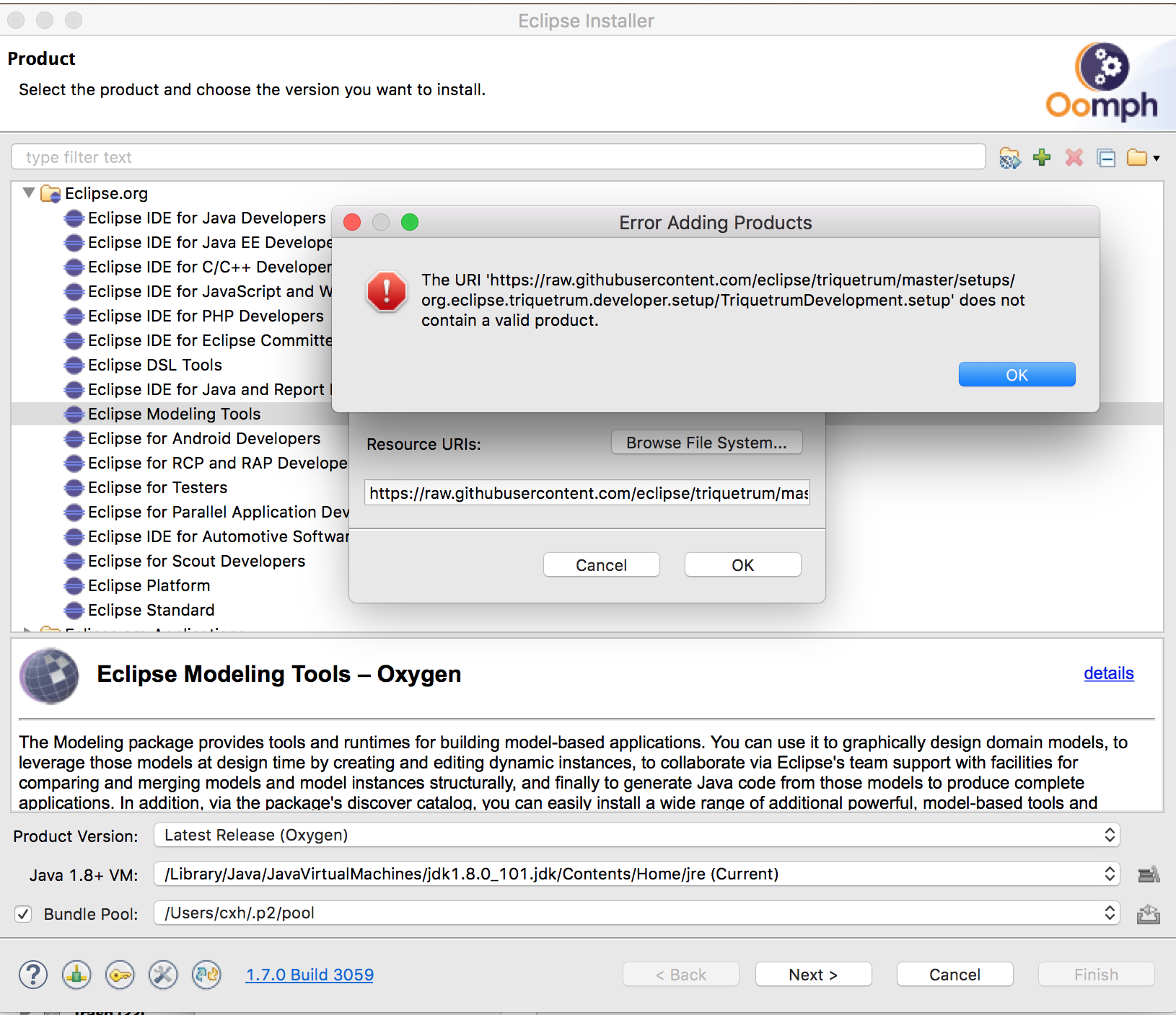 Update Triquetrum Eclipse Oomph setup for Oxygen · Issue #234 · eclipse-archived/triquetrum · GitHub