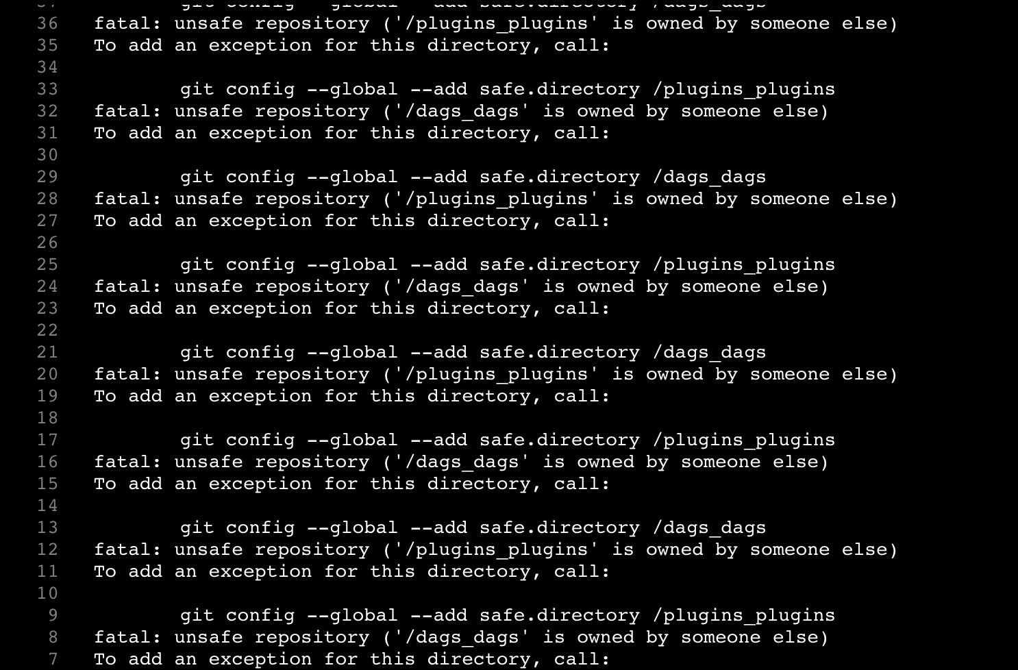 [bitnami/airflow] Git permission error · Issue #9879 · bitnami/charts · GitHub
