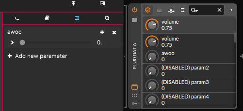 AudioUnit parameters show up as (DISABLED) paramxxx · Issue #796 · plugdata-team/plugdata · GitHub