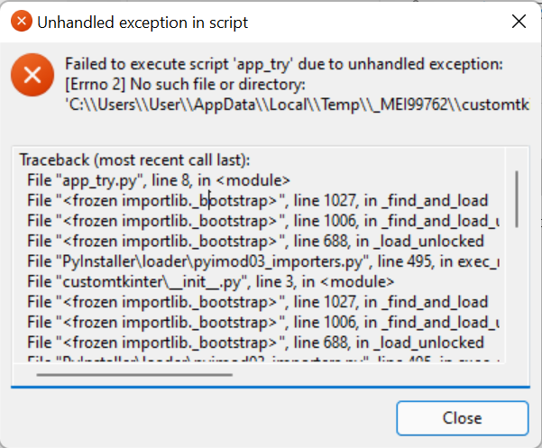 the library is not working with pyinstaller · Issue #52 · TomSchimansky ...