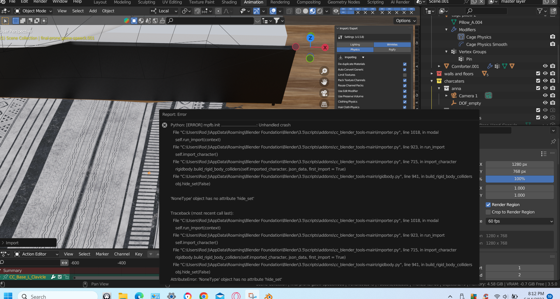 hair not fully importing from iclone · Issue #158 · soupday/cc_blender ...