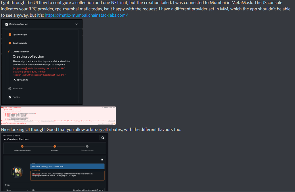 NFT wizard issues · Issue #201 · DexKit/dexkit-dash · GitHub