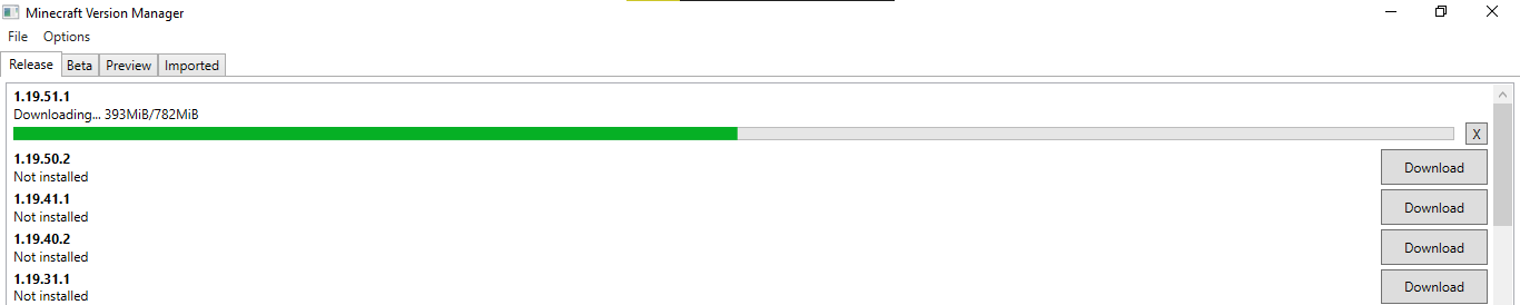 Stuck on downloading · Issue #231 · MCMrARM/mc-w10-version-launcher · GitHub