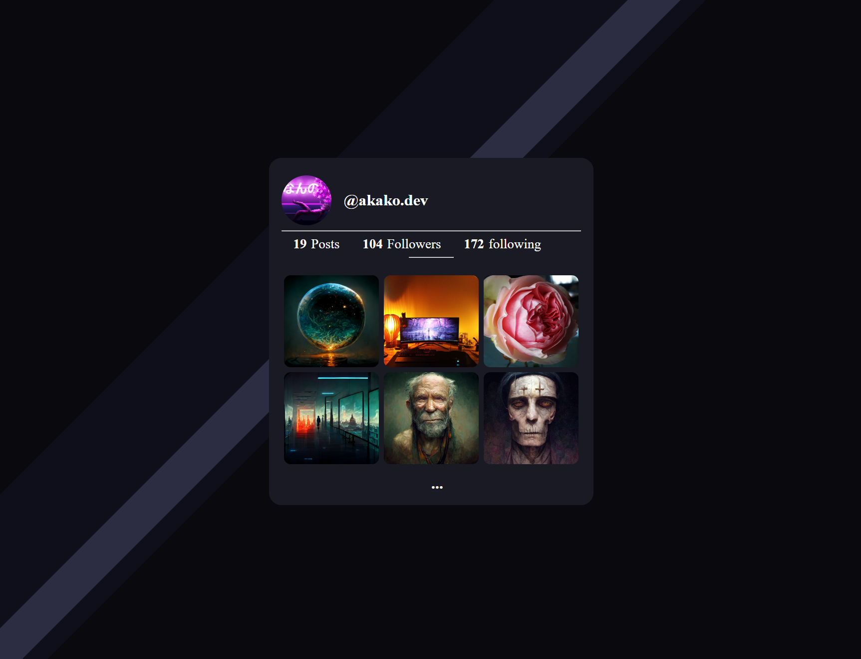 GitHub - Akako0/social-media-profile-mini-project: simple mini project ...