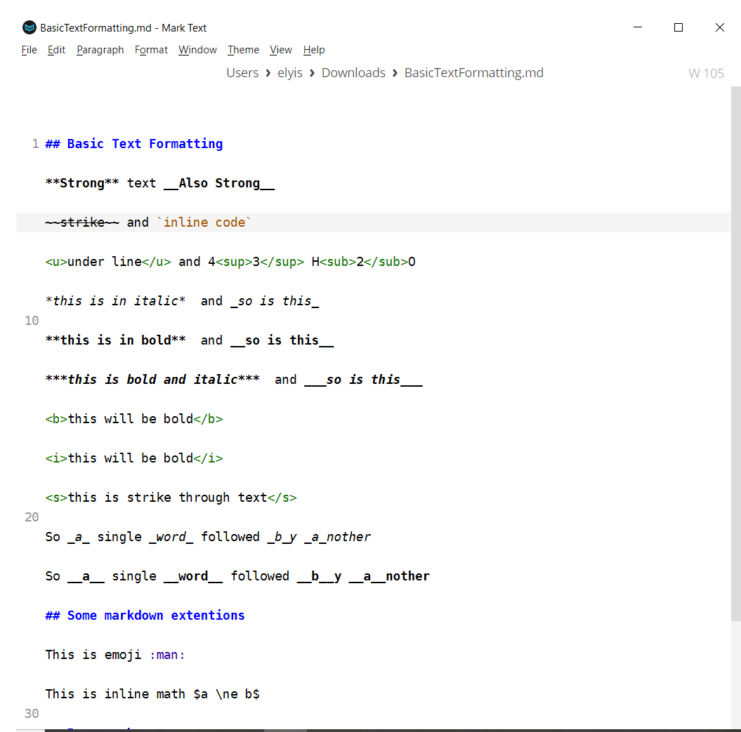Current Line Number Doesn T Show In Source Code Mode · Issue 2929 · Marktext Marktext · Github