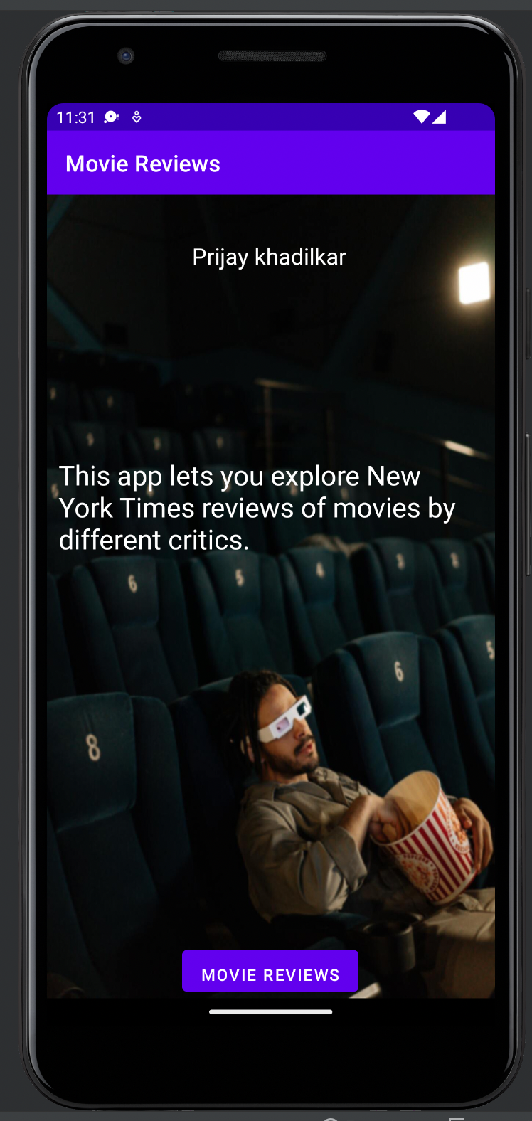 GitHub - KHADILKAR-PRIJAY/Movie-review