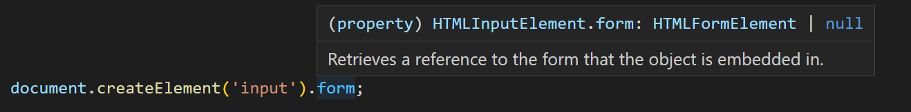 The `form` properties of Shoelace's form controls have the wrong type ...