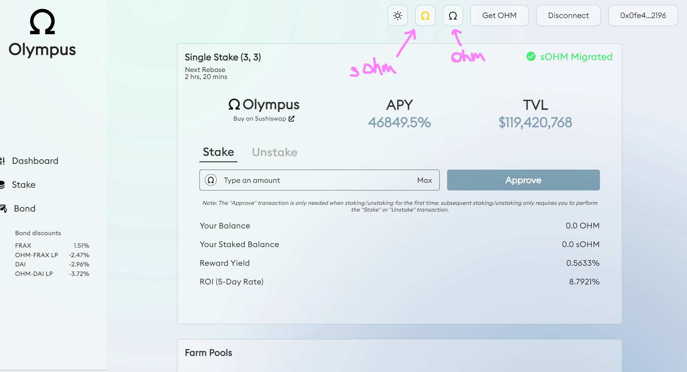 Add sOHM to your metamask wallet · Issue #151 · OlympusDAO/olympus-frontend · GitHub