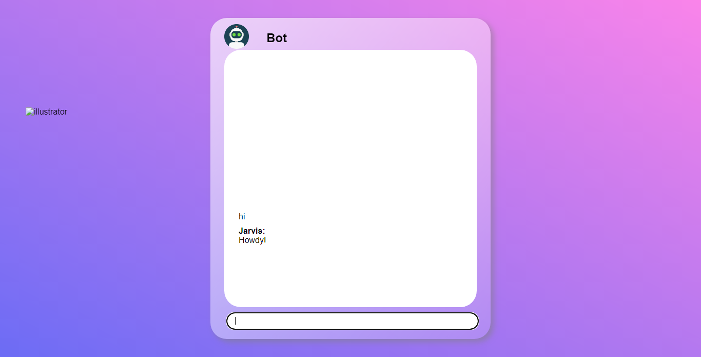 GitHub - Priya-1305/Chat-Bot: Chat bot is working on the basic Javascript with pre-decided inputs.